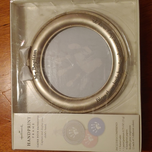 Hallmark | Other | Hallmark Baptism Handprint Frame | Poshmark